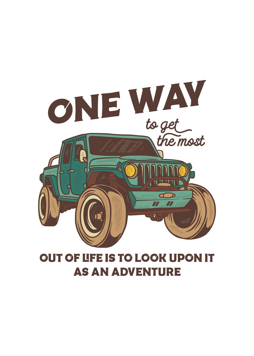 'One way' Poster by vintagedivision | Displate