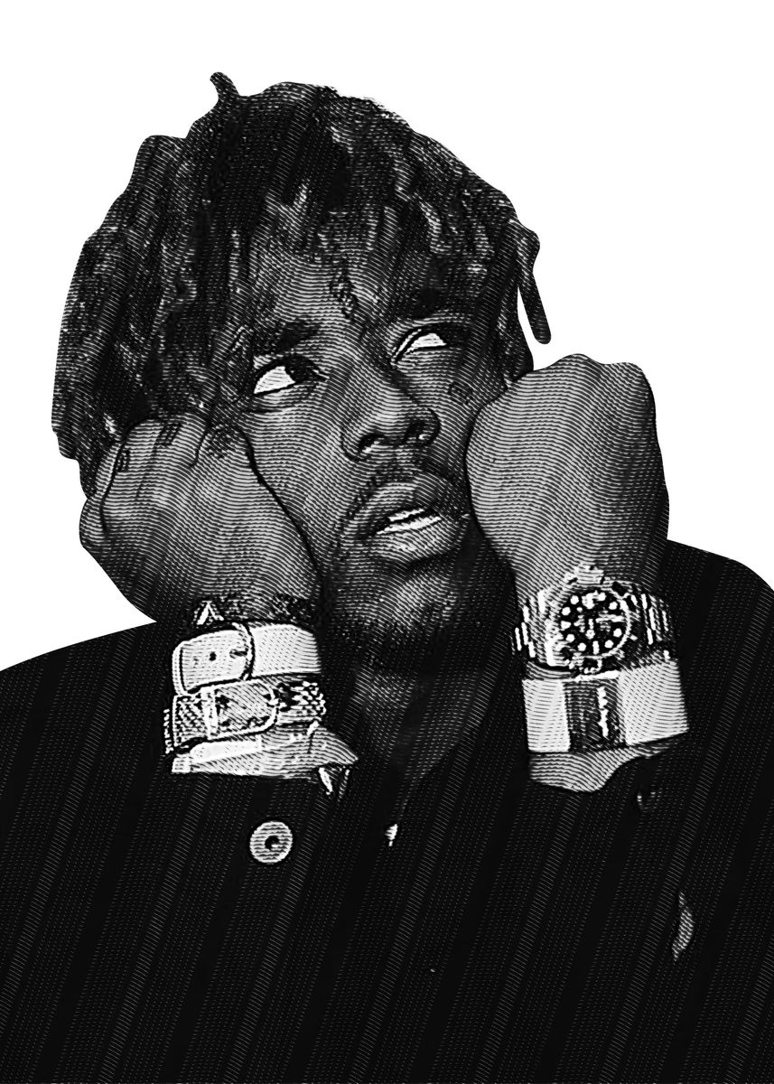 'Lil Uzi Vert ' Poster, picture, metal print, paint by San Creative ...