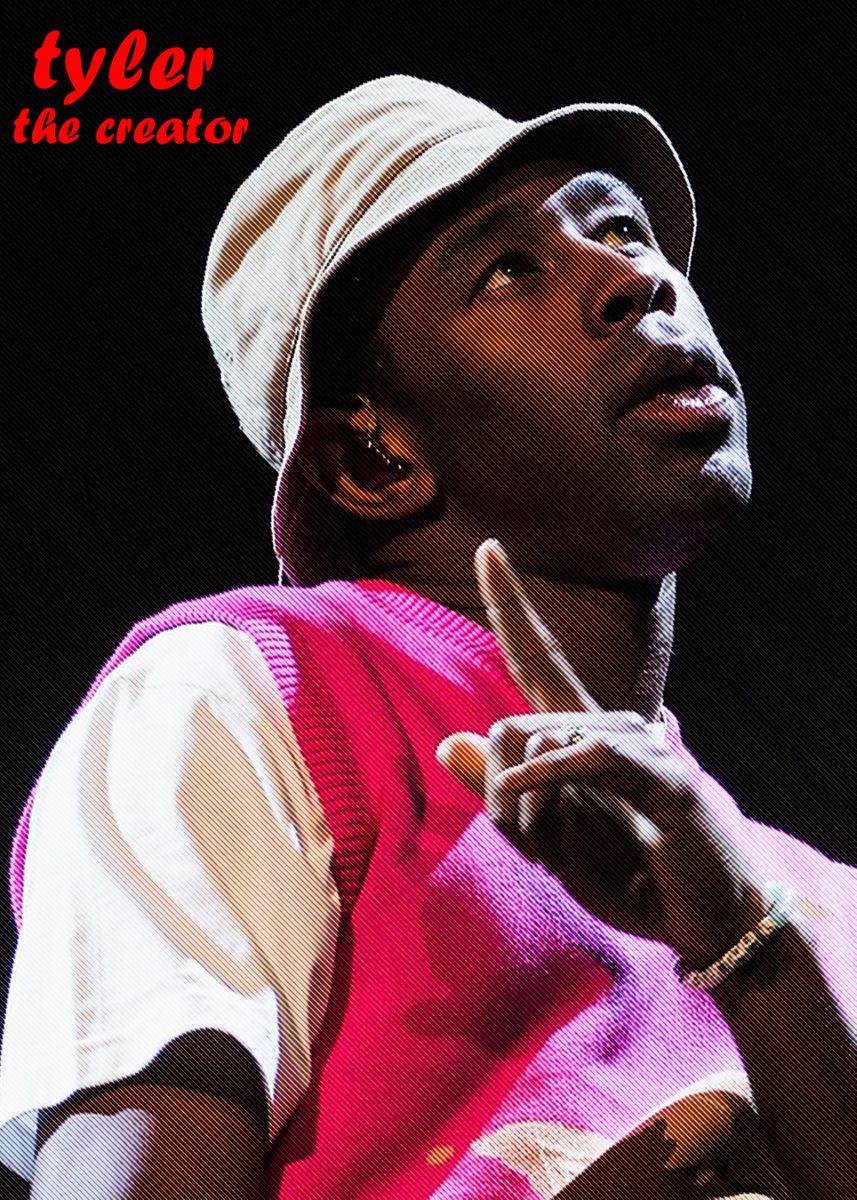 'Tyler The Creator Rapper' Poster, picture, metal print, paint by ...