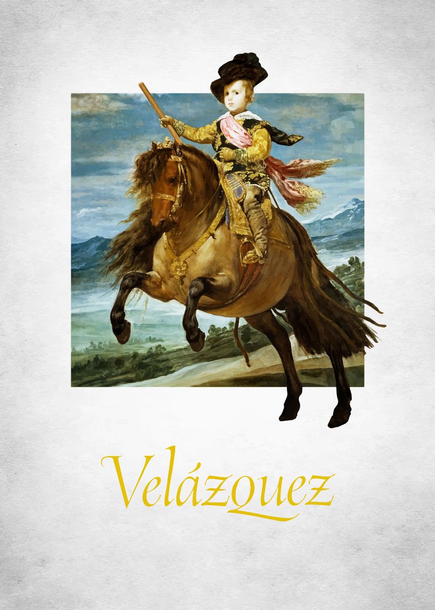 'Diego Velazquez' Poster by Bo Kev | Displate