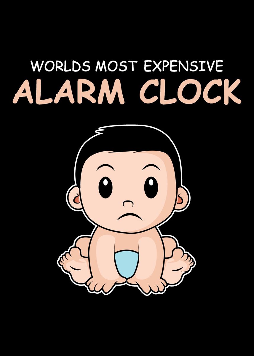 'Expensive Alarm Clock Amaz' Poster by Powdertoastman | Displate