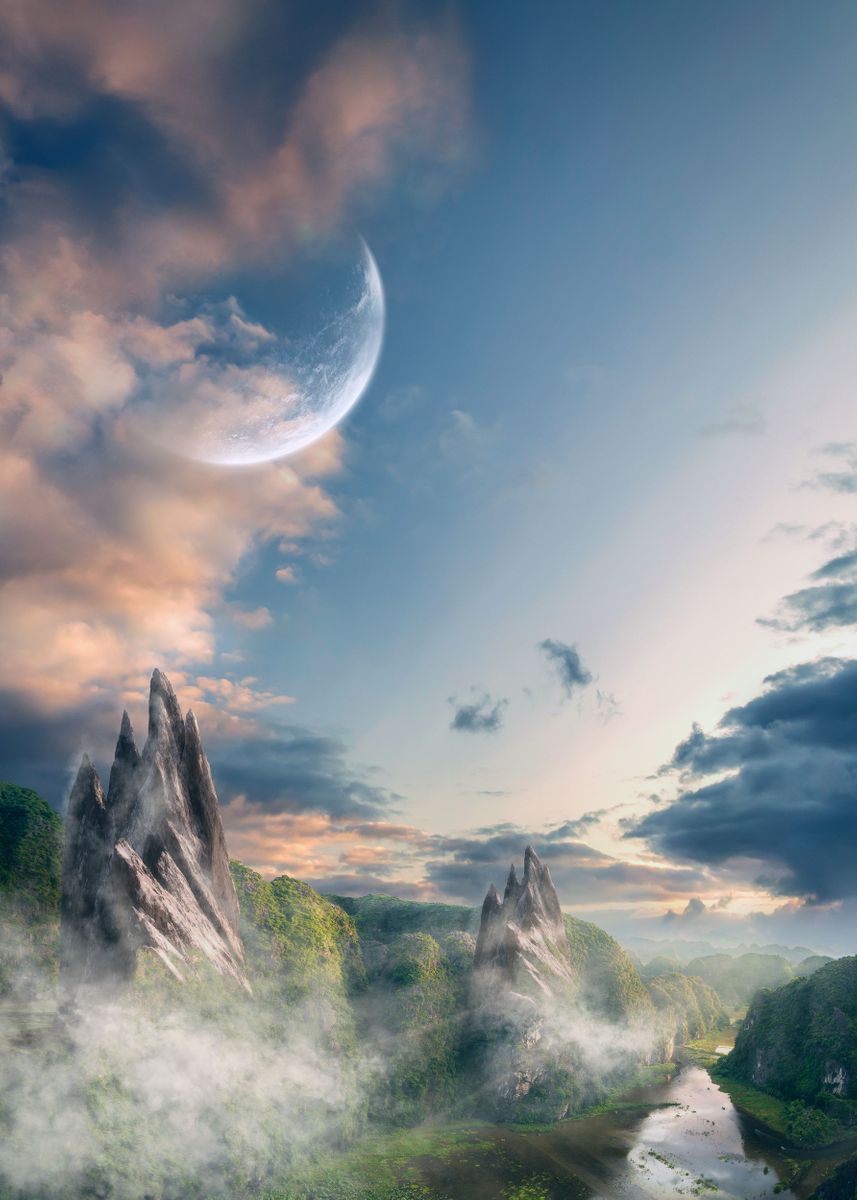 'Earth 3021' Poster by Cris Cian | Displate