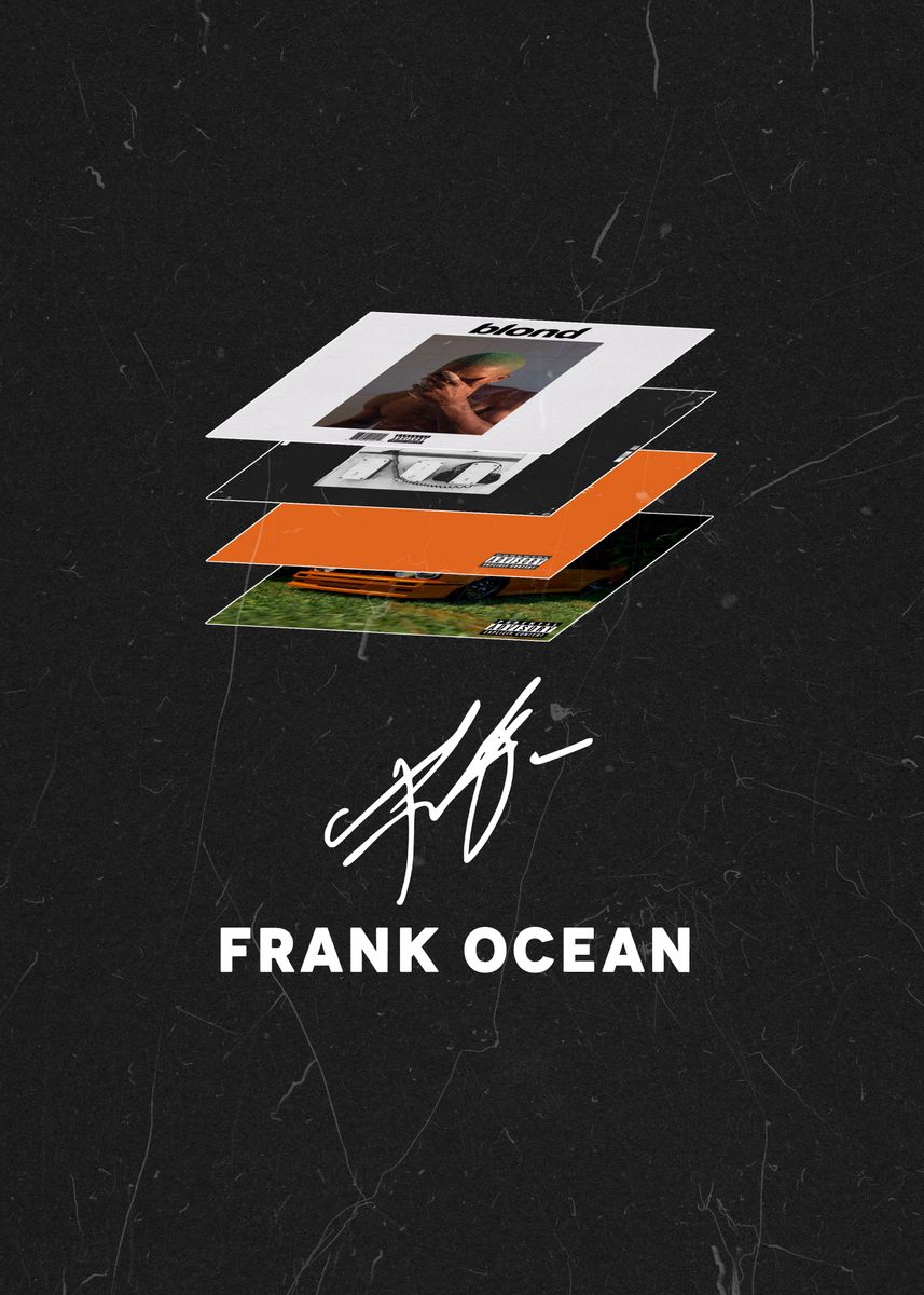'Frank Ocean' Poster, picture, metal print, paint by Sierra Sarah ...