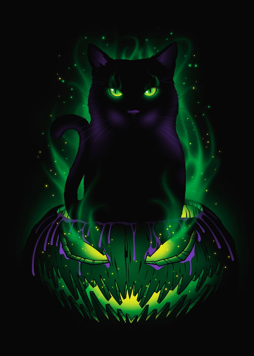 'Black Wizard' Poster, picture, metal print, paint by Getsousa Graphics ...