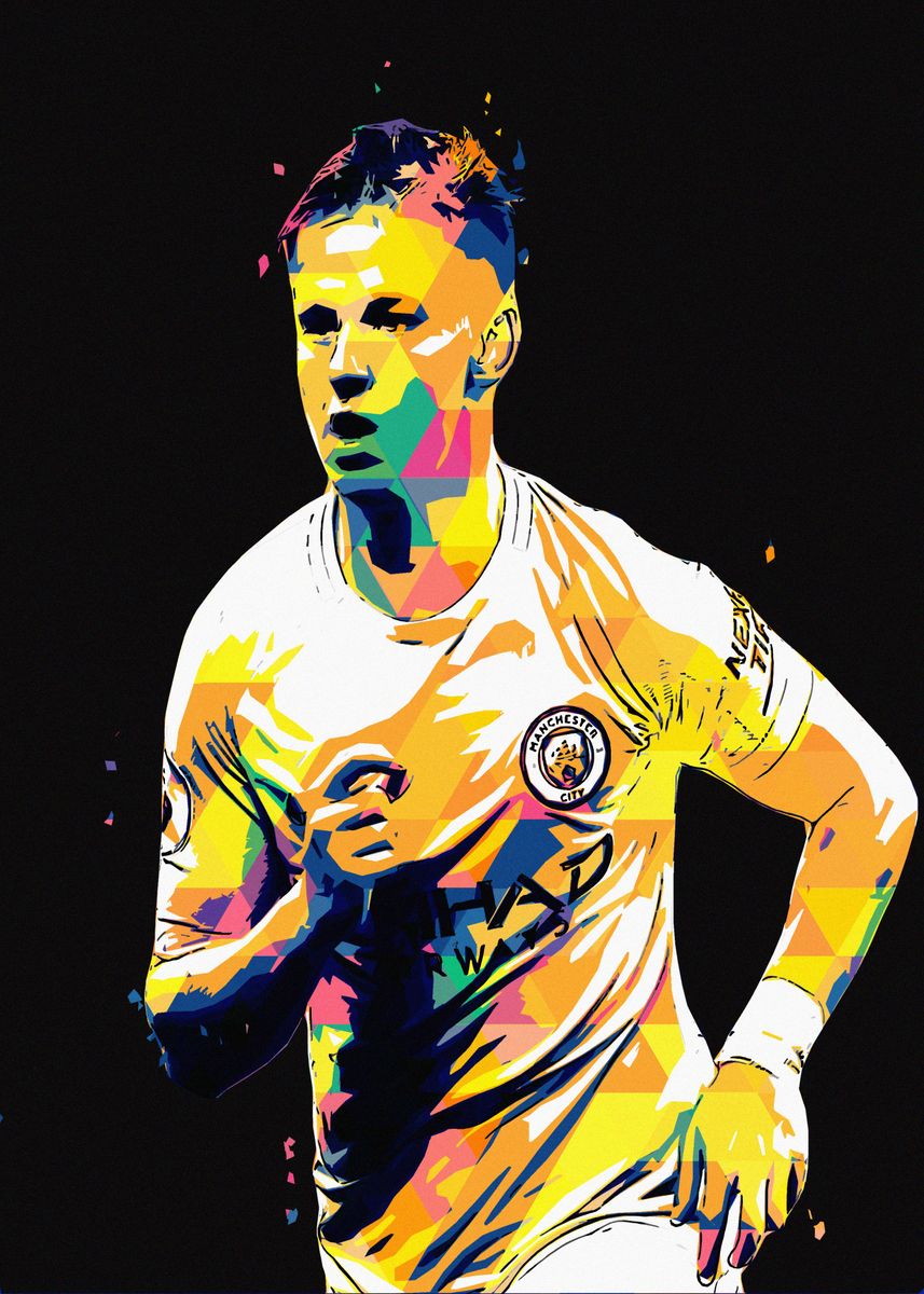'Oleksandr Zinchenko' Poster, picture, metal print, paint by ...