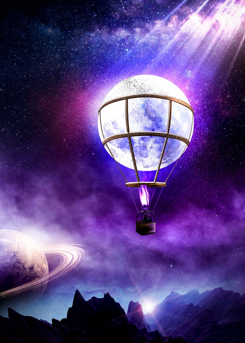 'Aeronauts' Poster by Alfonso Navas | Displate