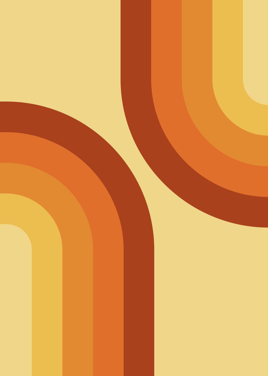 '70s Sway' Poster, picture, metal print, paint by Creatify Publishing ...