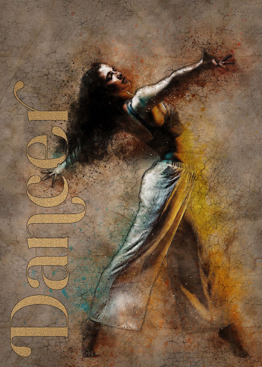 'Dancer 1' Poster, picture, metal print, paint by Petra Rommelfanger ...