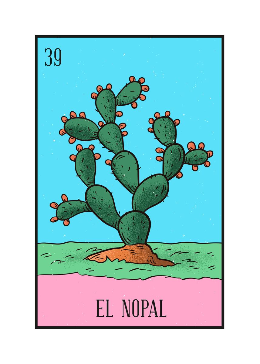 'Mexican Bingo Wall Decor' Poster by Decoratier Qwerdenker | Displate