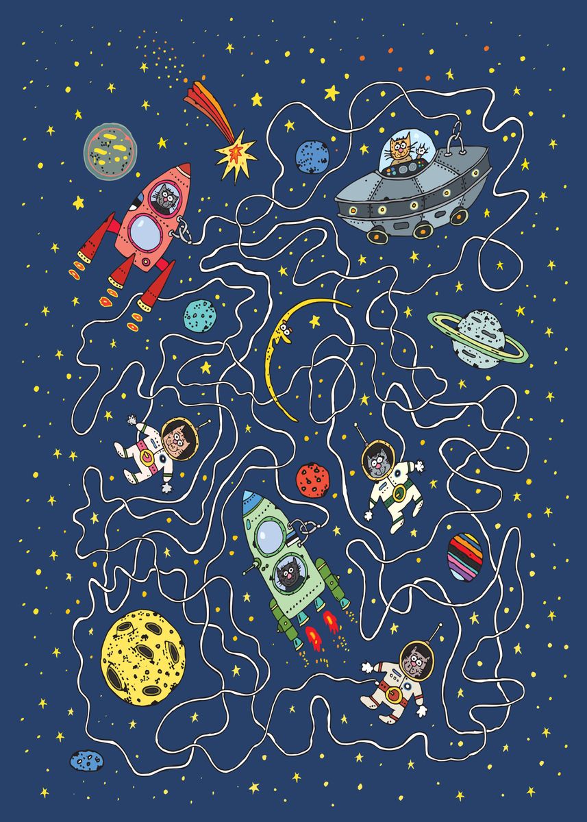 'space explore edition' Poster, picture, metal print, paint by Lunaxys ...