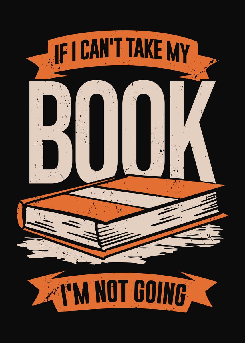 'Reading Lover Book Design' Poster, picture, metal print, paint by ...