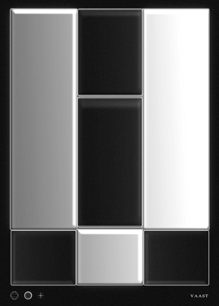 'Letter V' Poster, picture, metal print, paint by Rofeu | Displate