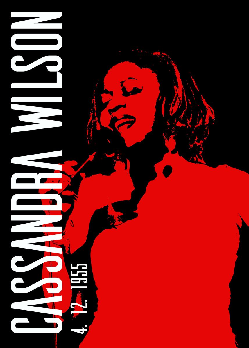 'Cassandra Wilson' Poster, picture, metal print, paint by Petra ...