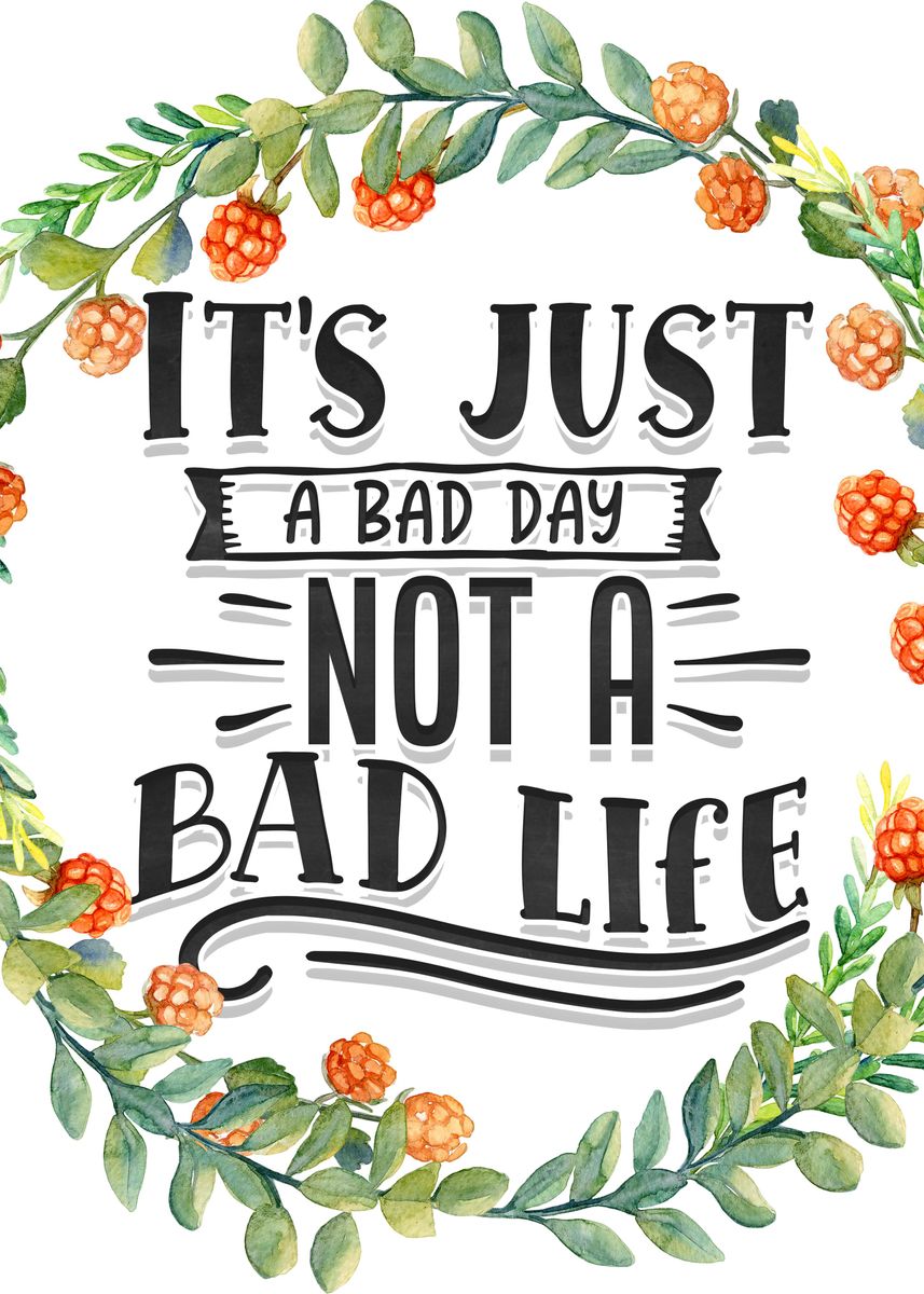 'Just a bad day' Poster, picture, metal print, paint by Juliana RW ...