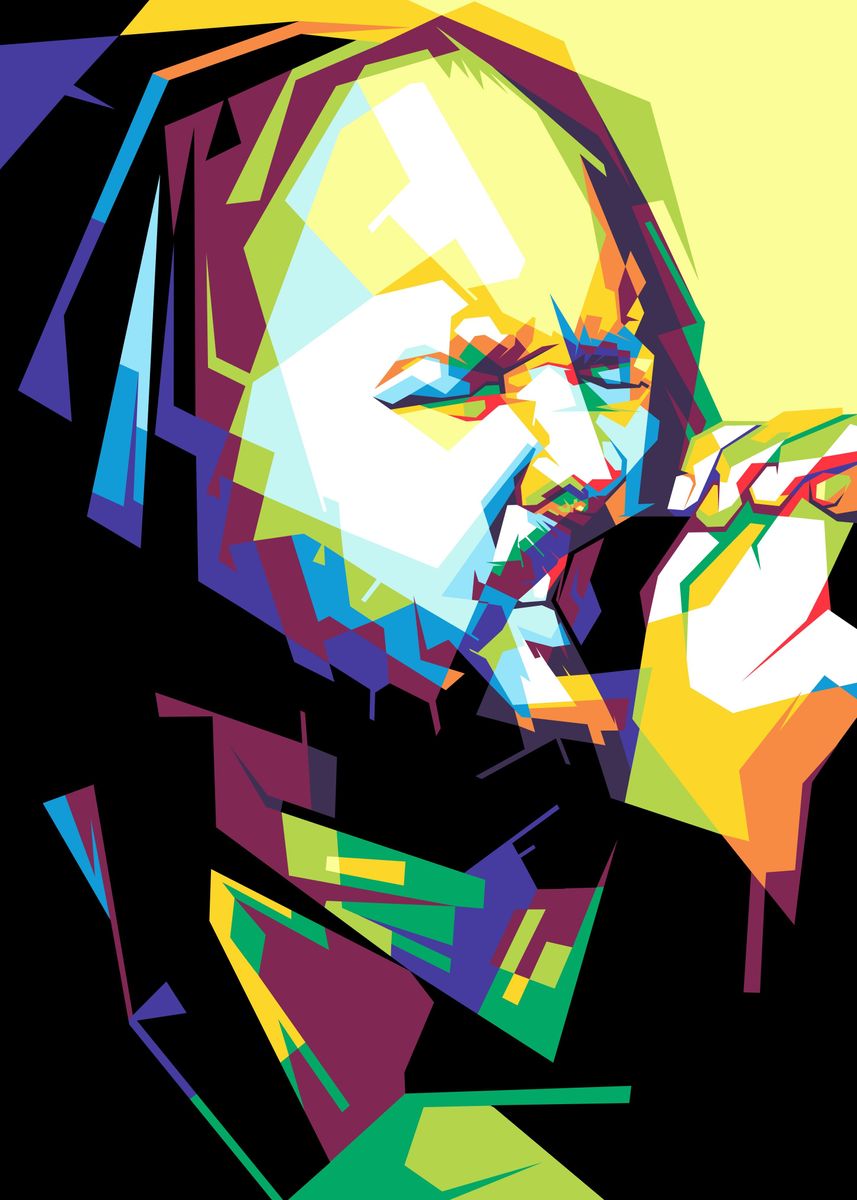 'Jonathan Davis' Poster, picture, metal print, paint by erna setiawan ...