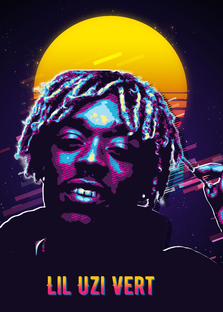'Lil Uzi Vert' Poster, picture, metal print, paint by Trending Music ...