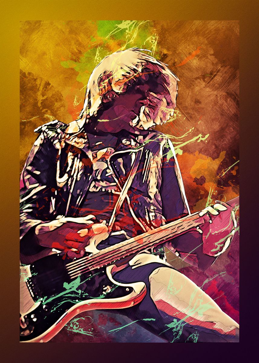 'Johnny Ramone' Poster, picture, metal print, paint by Alva Donna ...