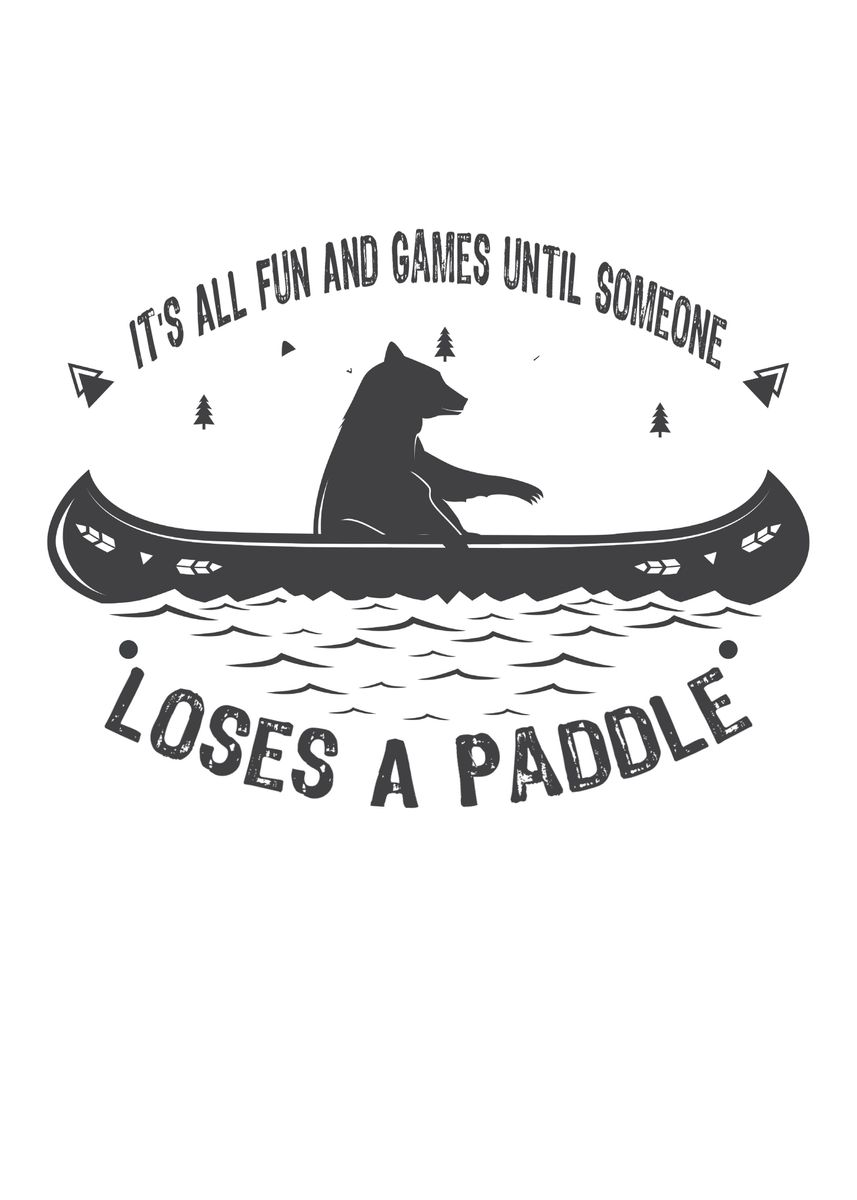 'Kayak Funny Pun Kayaking' Poster by PlateMadeStuff | Displate