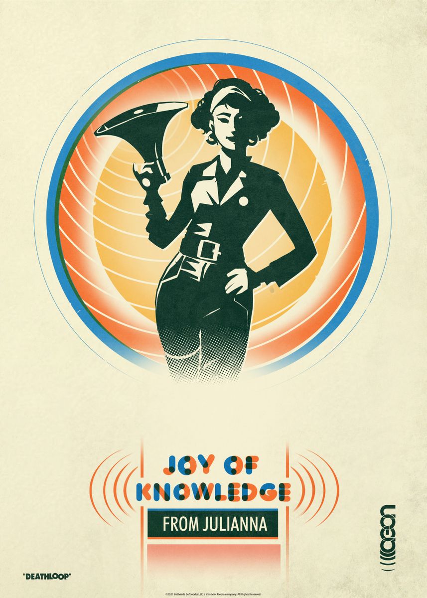 'Joy of Knowledge' Poster, picture, metal print, paint by Deathloop ...