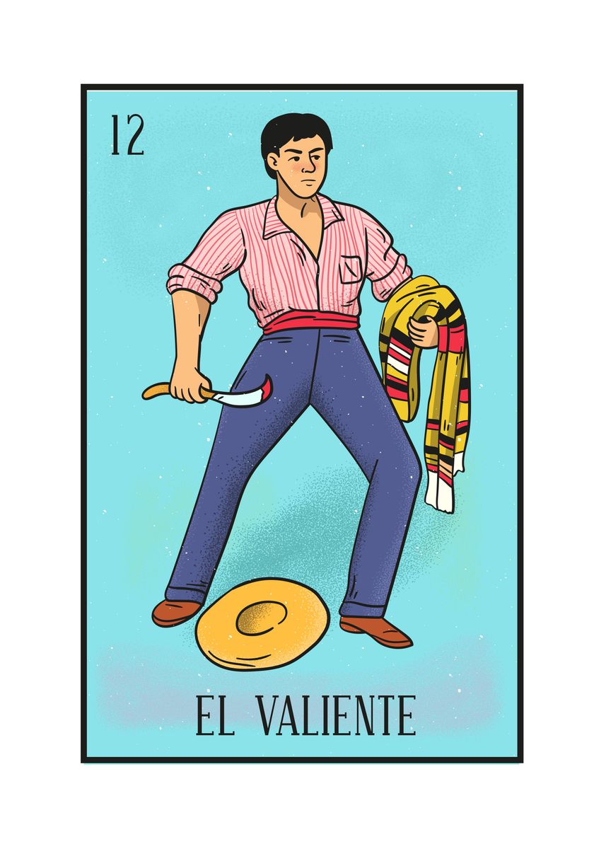 'Mexican Bingo Wall Decor' Poster by Decoratier Qwerdenker | Displate