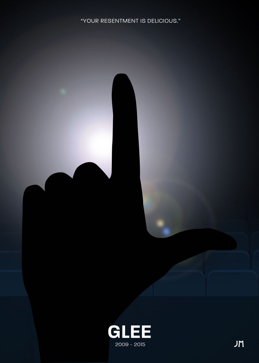 'Glee' Poster, picture, metal print, paint by MyDigitalMind | Displate