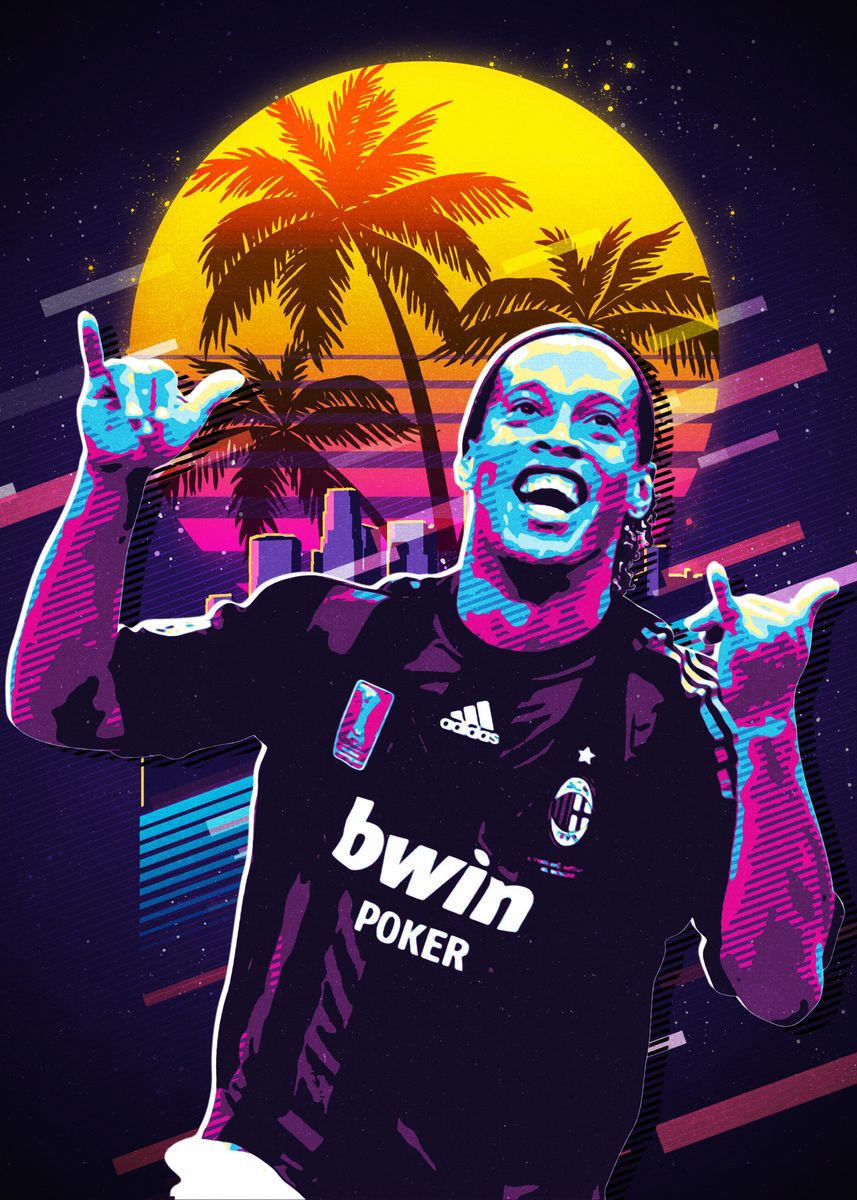 'Ronaldinho Football Legend' Poster, picture, metal print, paint by ...