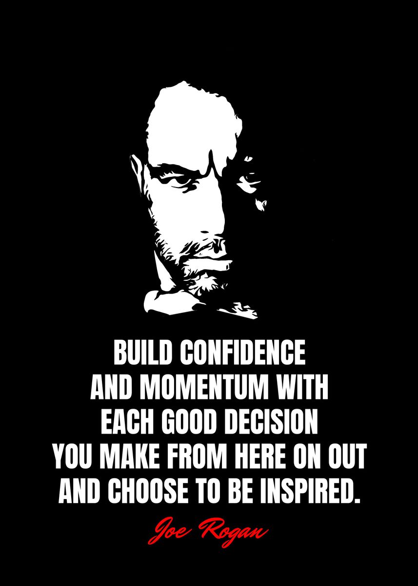 'Joe Rogan Quotes' Poster, picture, metal print, paint by Best Quotes ...