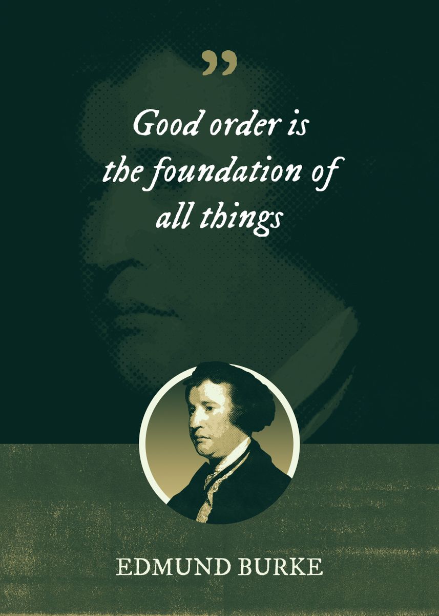 'Good order is the ' Poster, picture, metal print, paint by Syahrasi ...