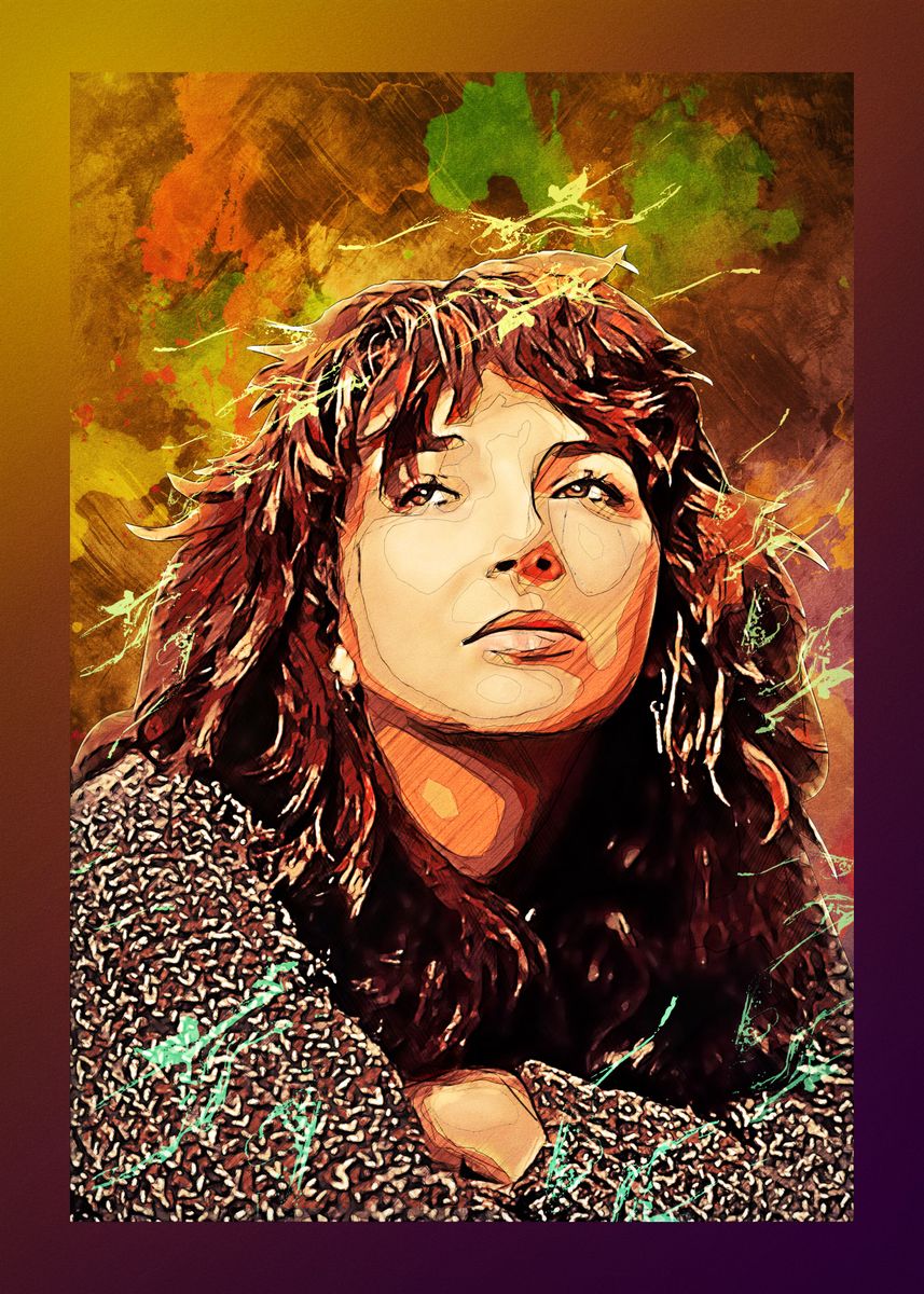 'KATE BUSH' Poster, picture, metal print, paint by Alva Donna | Displate