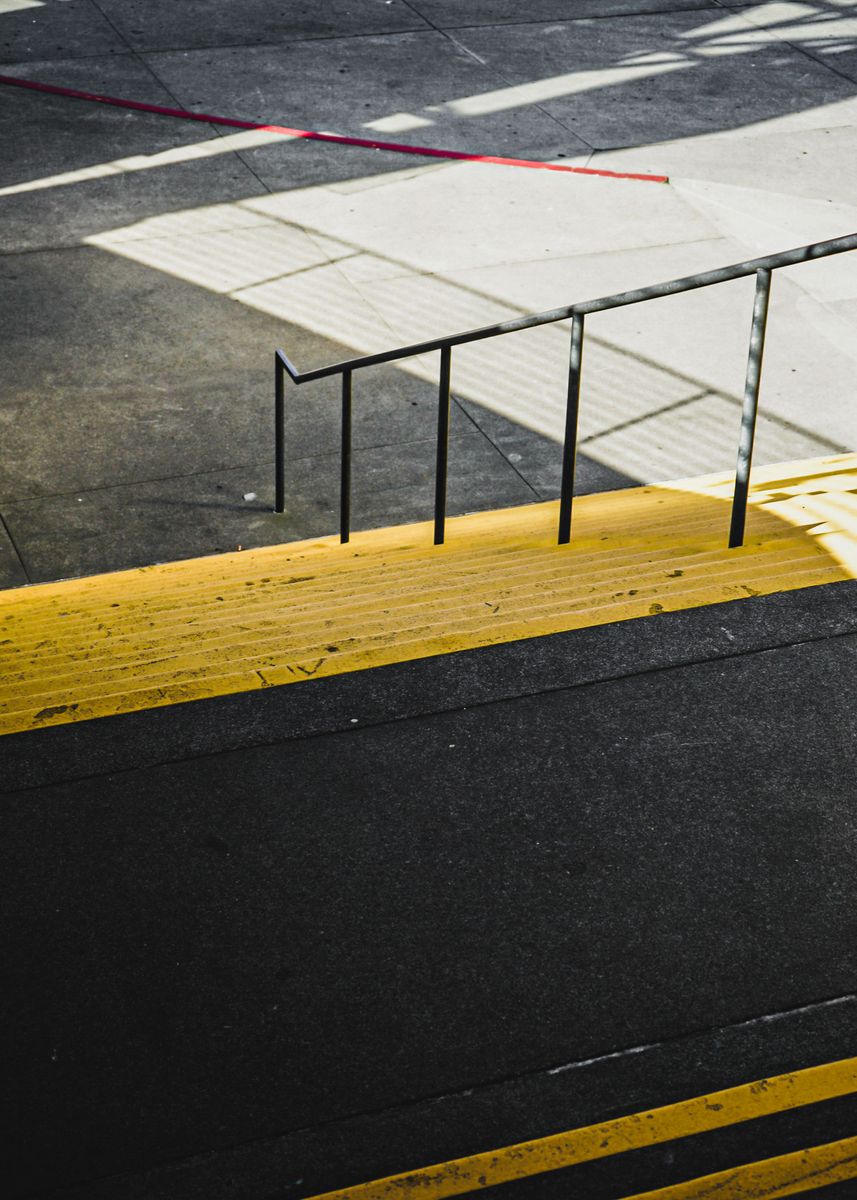 'Lines of light and shadow' Poster by Malou Quirin | Displate