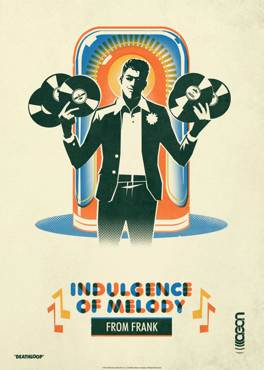 'Indulgence of Melody' Poster, picture, metal print, paint by Deathloop ...