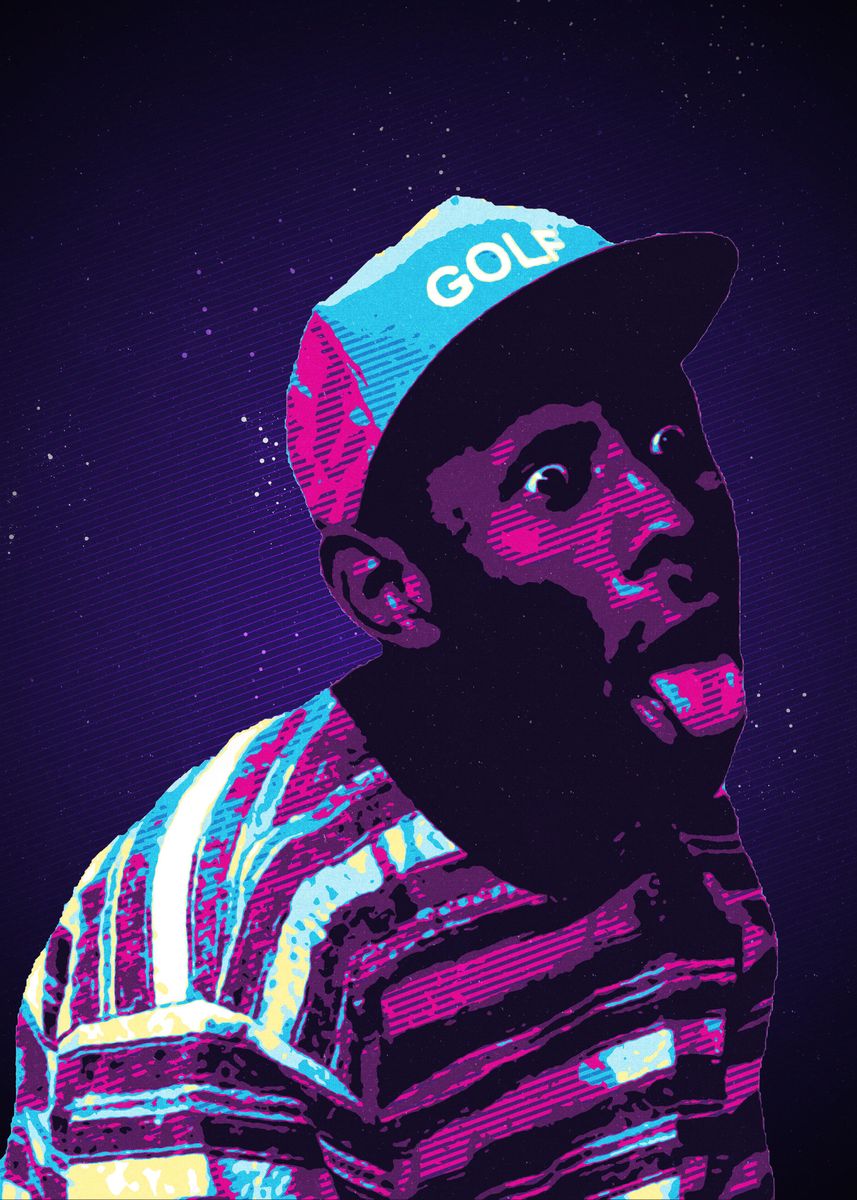 'Tyler The Creator Rapper' Poster, picture, metal print, paint by ...