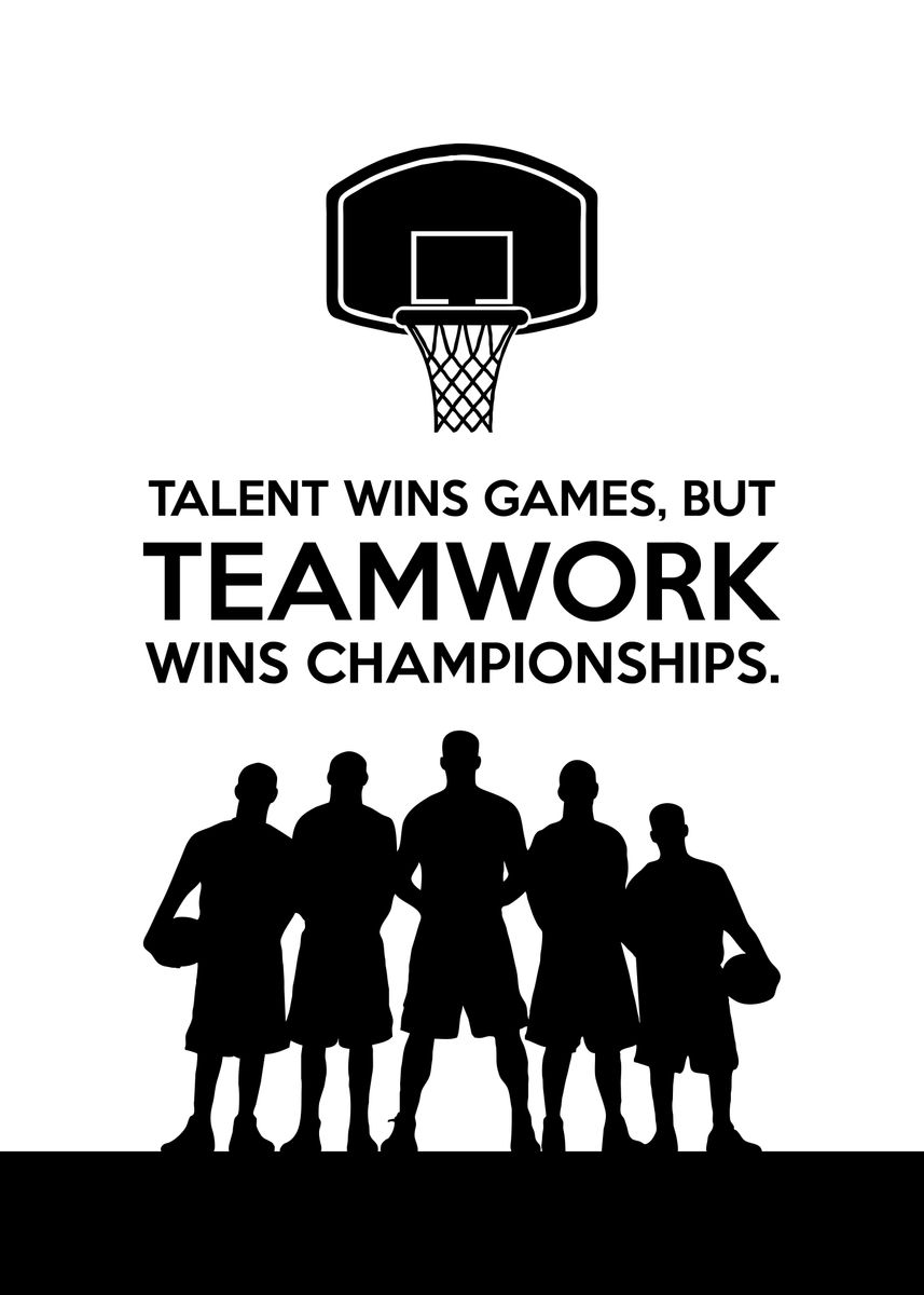 'Teamwork Championships MJ' Poster by ABConcepts | Displate