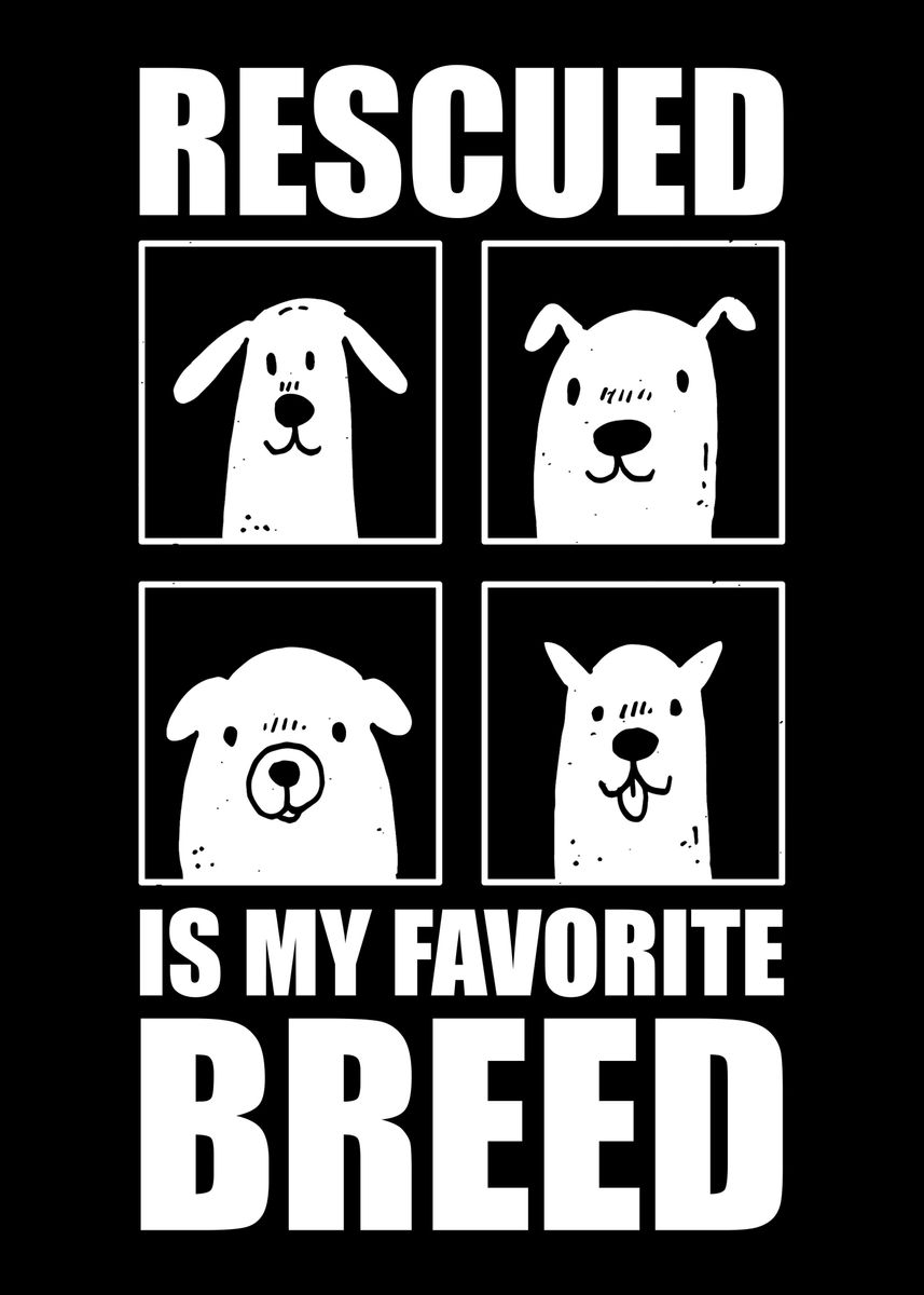 'Funny Dog Owner Lovers' Poster, picture, metal print, paint by ...