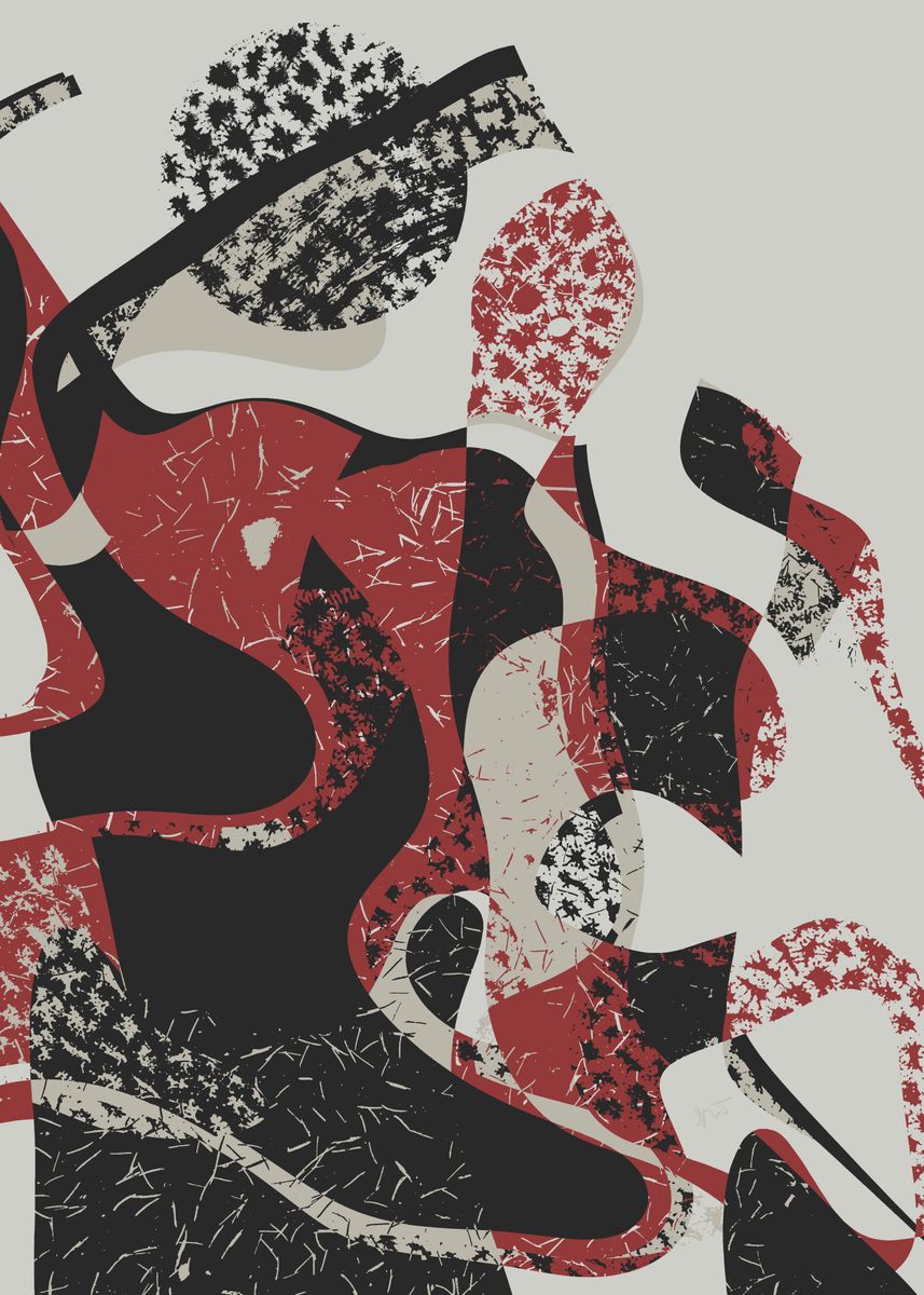 'hectic' Poster, picture, metal print, paint by dcosmos art | Displate