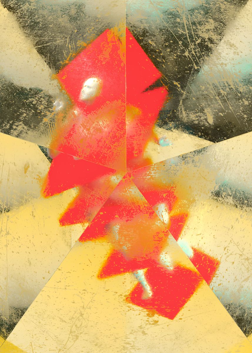 'Amber' Poster, picture, metal print, paint by Pietro Cozzi | Displate