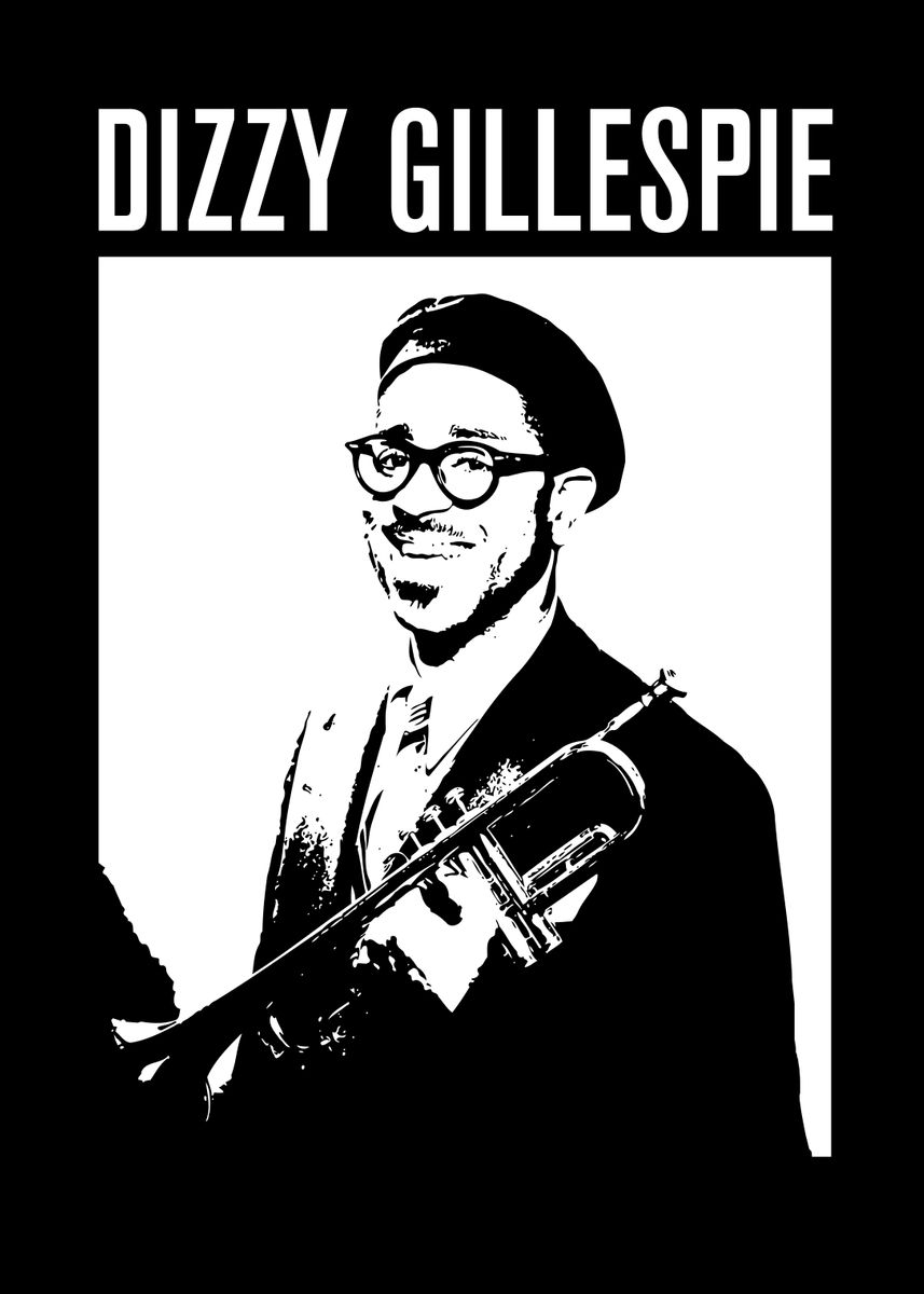 'Tribute to Dizzy Gillespie' Poster, picture, metal print, paint by ...