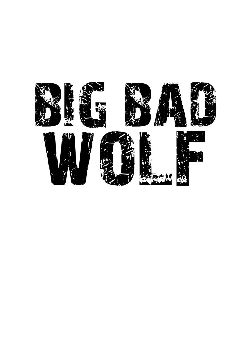 'Big Bad Wolf' Poster, picture, metal print, paint by Francois ...
