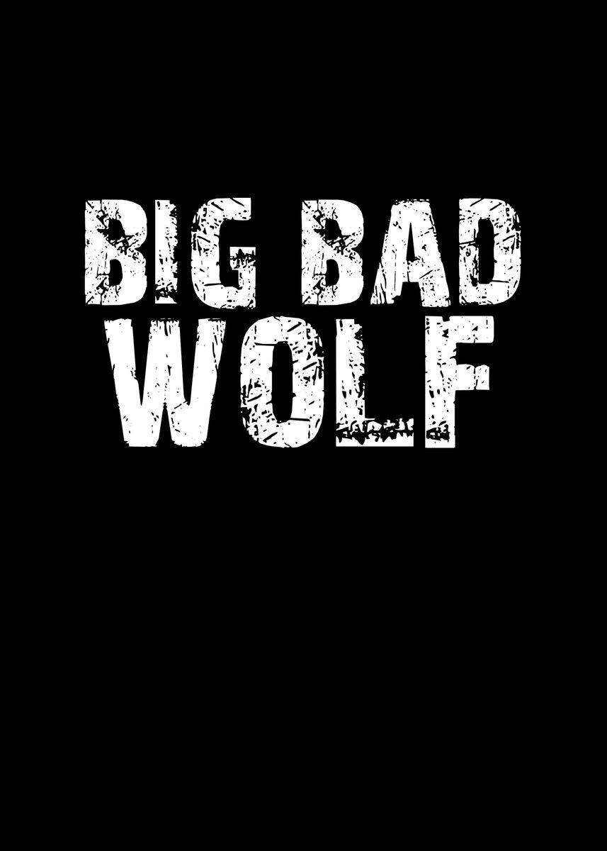 'Big Bad Wolf' Poster, picture, metal print, paint by Francois ...