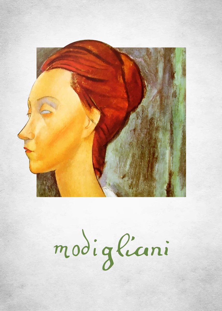 'Amedeo Modigliani' Poster by Bo Kev | Displate