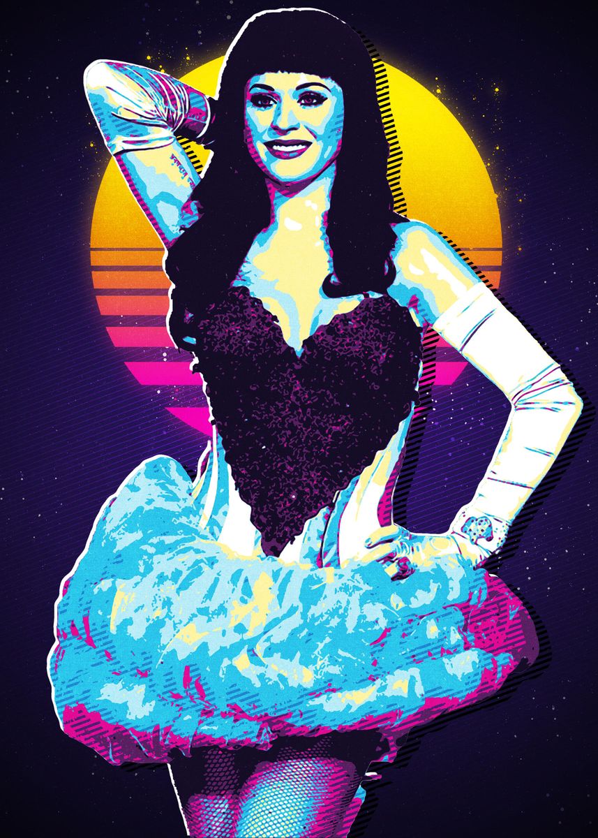 'Katy Perry Singer' Poster, picture, metal print, paint by Kimberly ...