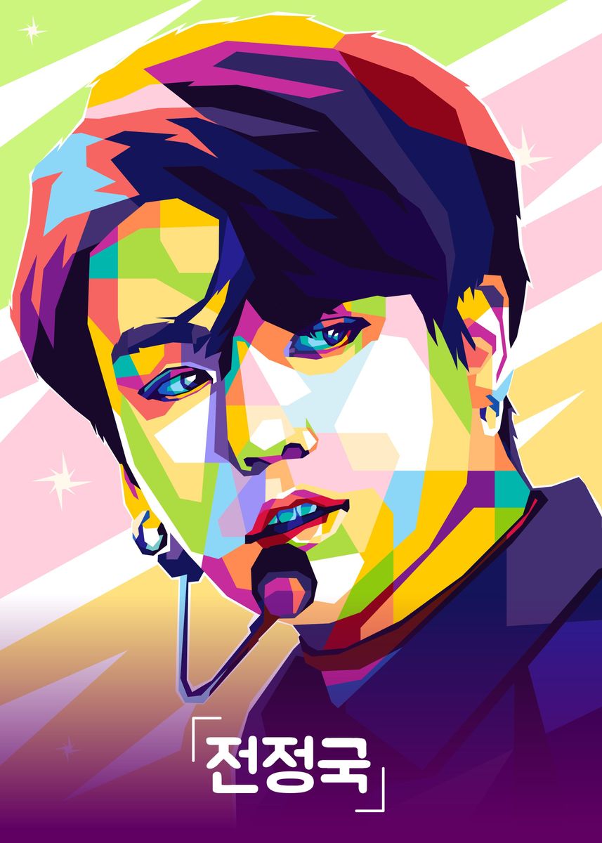 'KOREAN POP' Poster, picture, metal print, paint by Jos Wazowski | Displate