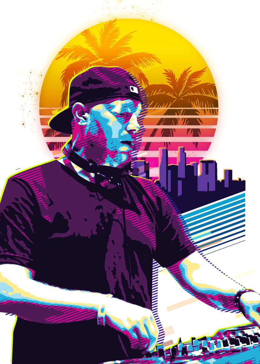'eric prydz' Poster, picture, metal print, paint by Bestselling Music ...