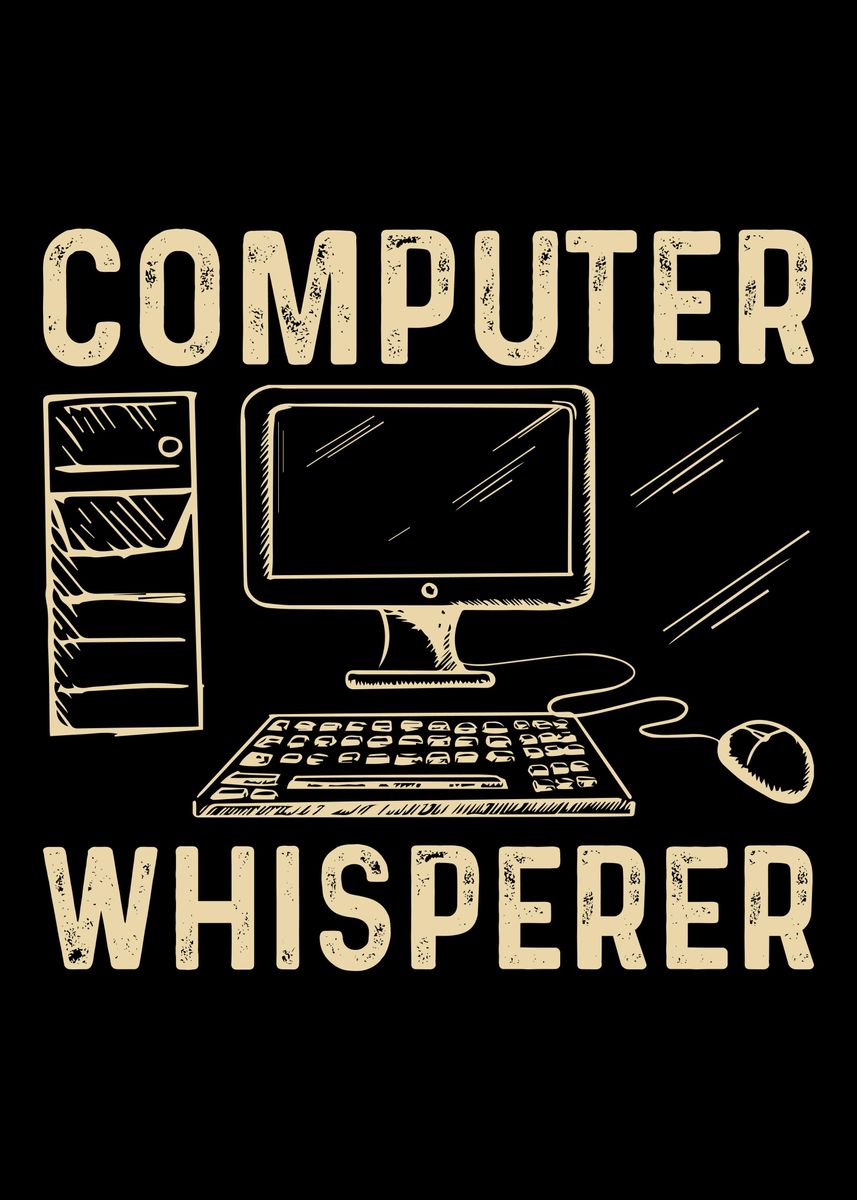 'Funny Programming Computer' Poster, picture, metal print, paint by ...