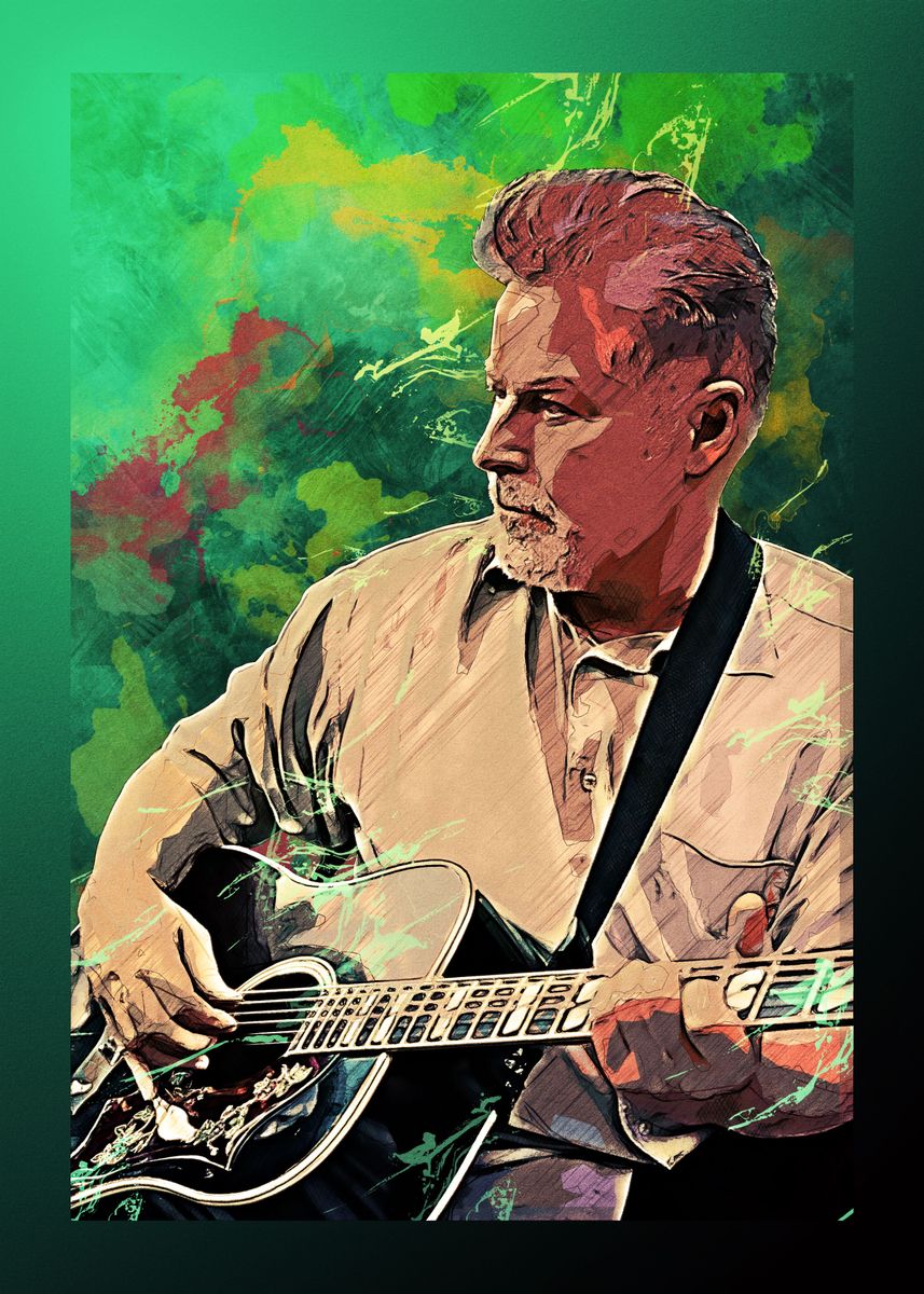 'DON HENLEY' Poster, picture, metal print, paint by Alva Donna | Displate