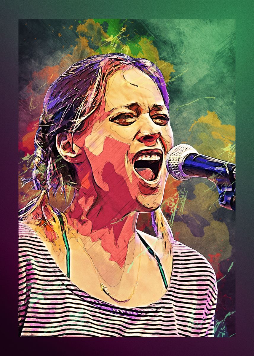 'FIONA APPLE' Poster, picture, metal print, paint by Alva Donna | Displate