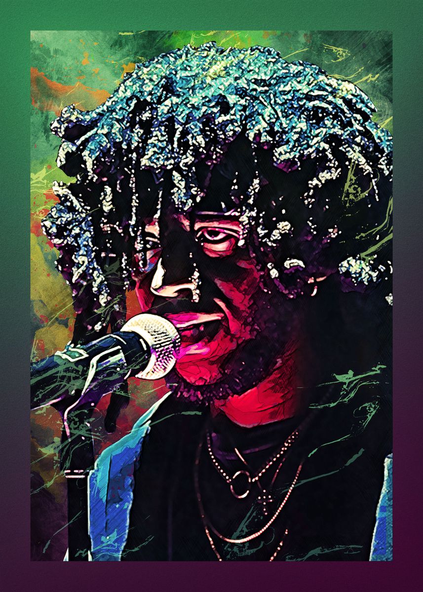 '6lack' Poster, picture, metal print, paint by Alva Donna | Displate