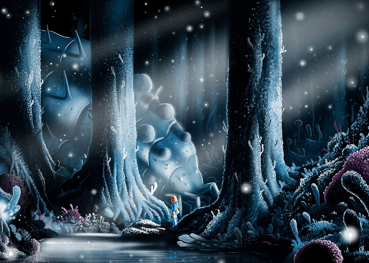 'Toxic forest' Poster by syntetyc | Displate