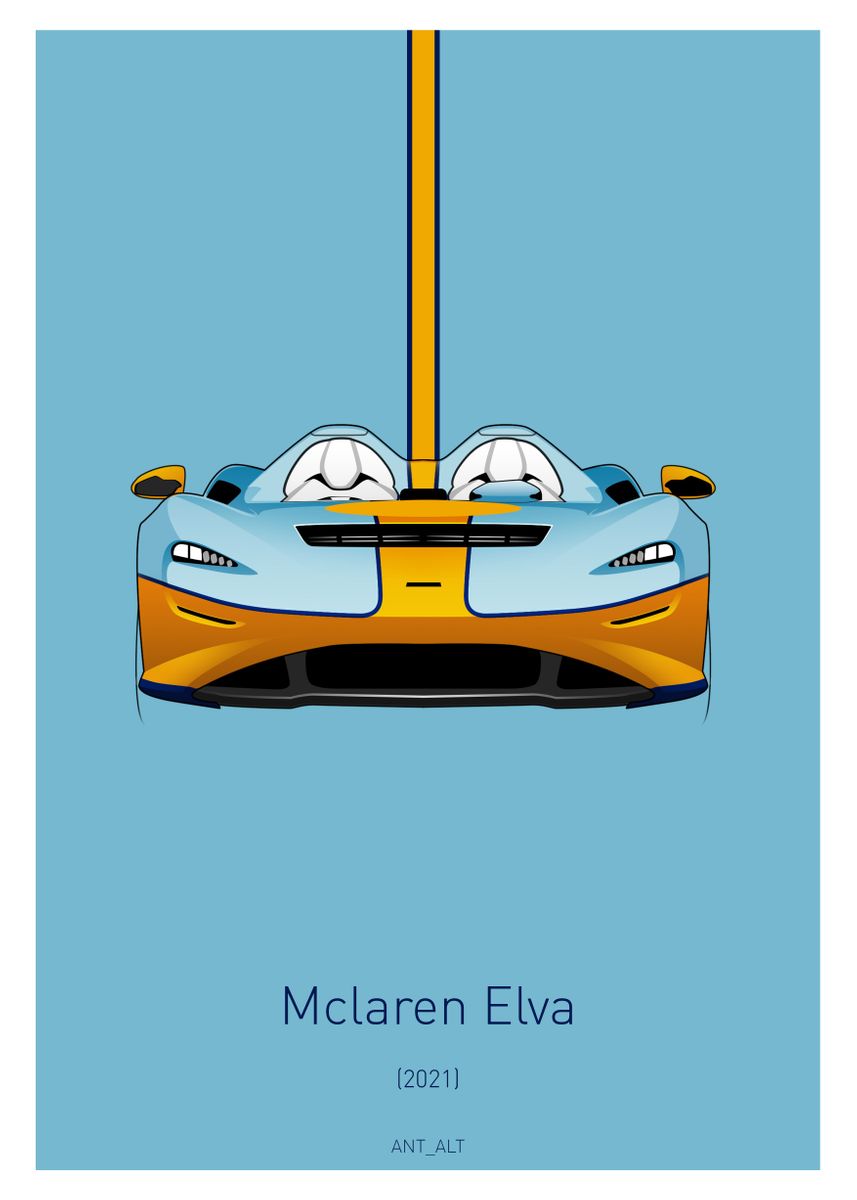 'Elva' Poster, picture, metal print, paint by Alt ILLUSTRATIONS | Displate