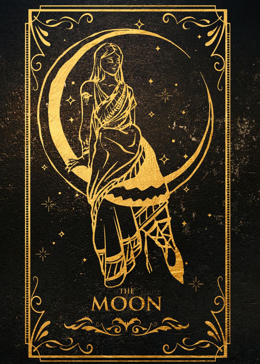 Moon Tarot Card